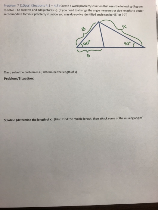 Solved Problem 7 [10pts] (Sections 4.1-4.3) Create a word | Chegg.com