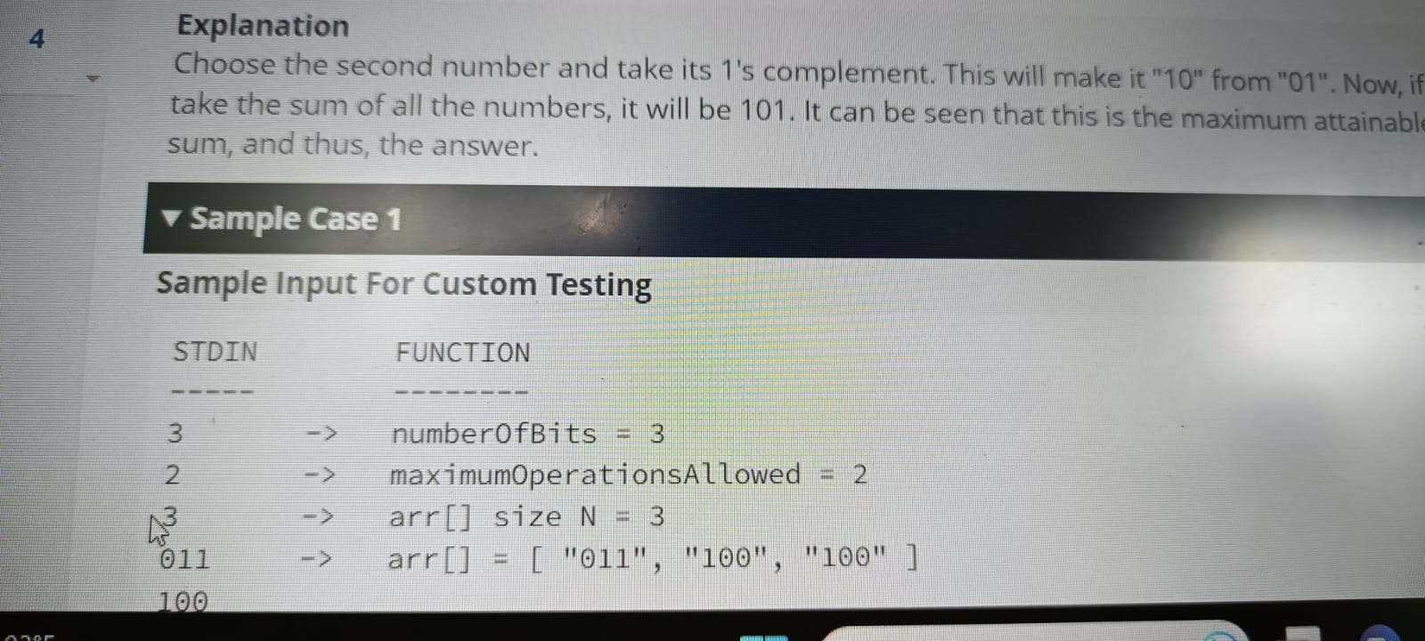Solved Explanation Choose the second number and take its 1 | Chegg.com