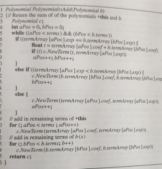 3. Modify function Add so that it reduces the size of | Chegg.com