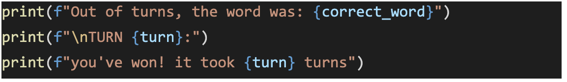 Solved TODO 1 get_word: This function should pick a word | Chegg.com