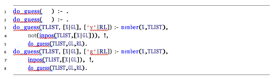 1. Write the recursive predicate: allgreen(LIST) that | Chegg.com