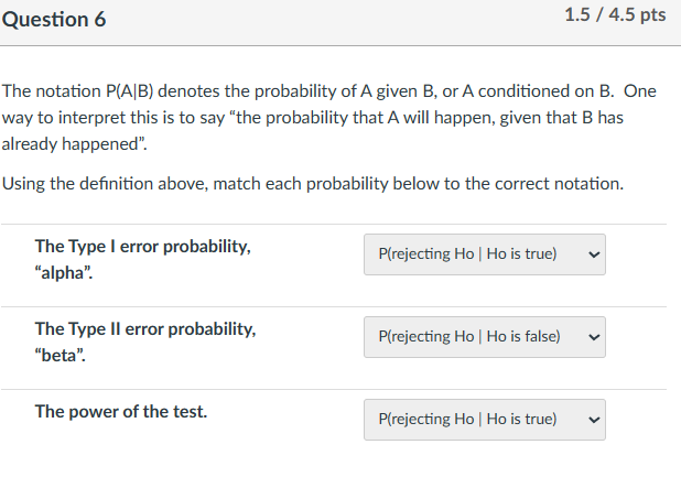 Solved The notation P(A∣B) denotes the probability of A | Chegg.com