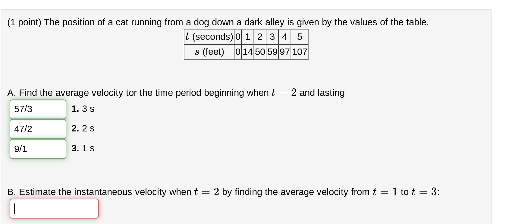 Solved I'm having some issues calculating the | Chegg.com