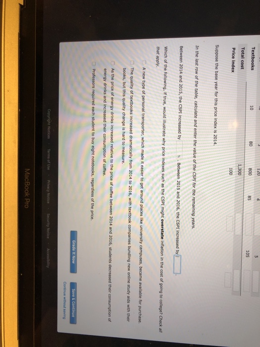 Solved 1. Calculating inflation using a simple price index | Chegg.com Solved 1. Calculating inflation using a simple price index | Chegg.com
