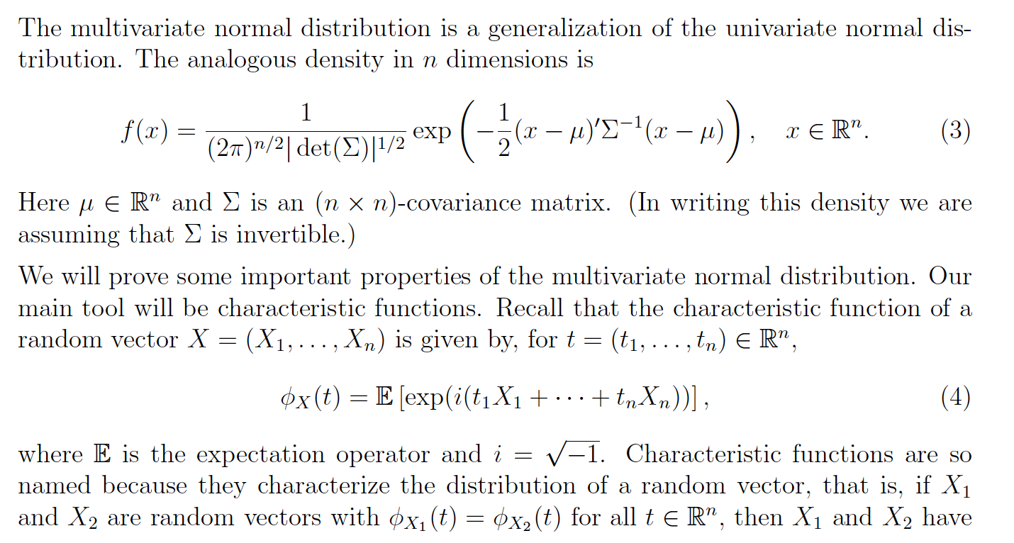 Problems: a) If Z is a univariate standard normal | Chegg.com