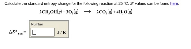 Solved Calculate the standard entropy change for the | Chegg.com