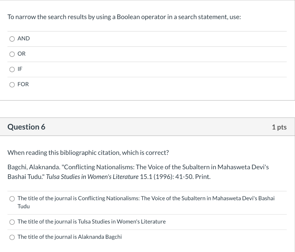 Solved To narrow the search results by using a Boolean | Chegg.com