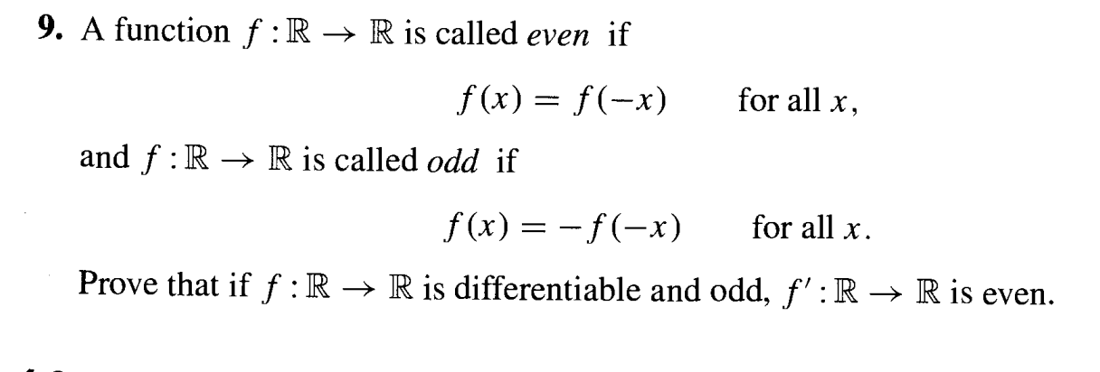 Solved 9. A function f:R→R is called even if f(x)=f(−x) for | Chegg.com