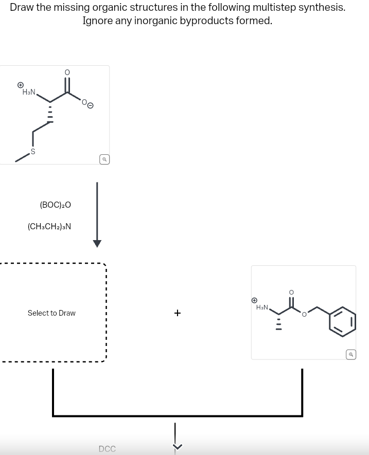 Draw the missing organic structures in the following | Chegg.com