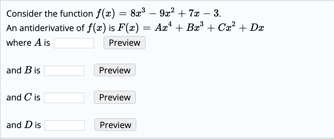 Solved Consider the function f(x) = 4x8 + 5x6 – 9x2 – 6. | Chegg.com