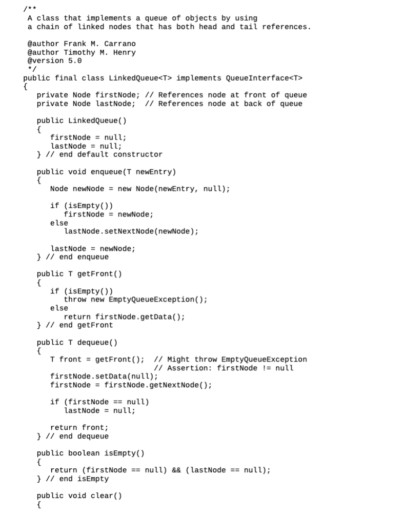You are to take this implementation and add the | Chegg.com