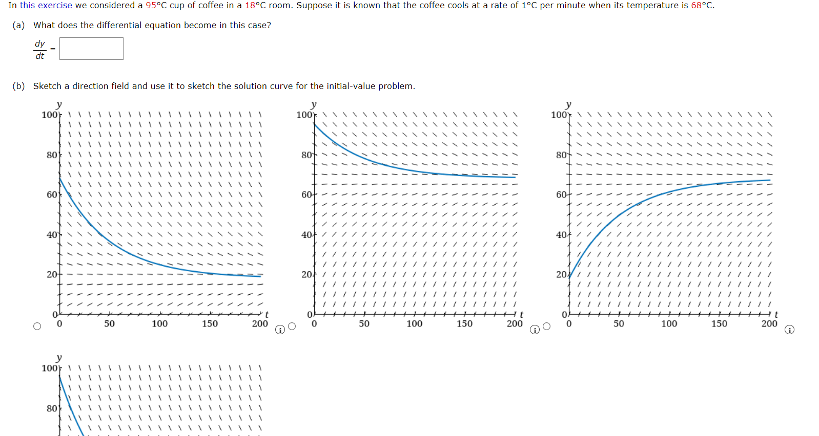 Solved In this exercise we considered a 95°C cup of coffee | Chegg.com