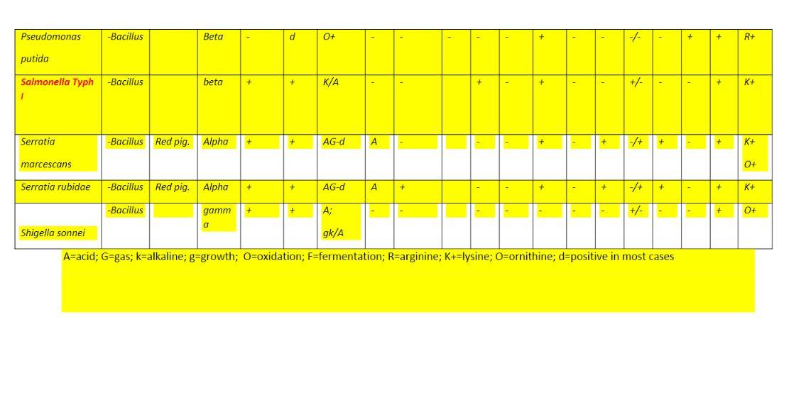 Solved Microbiology Construct the Dichotomous keys diagram | Chegg.com