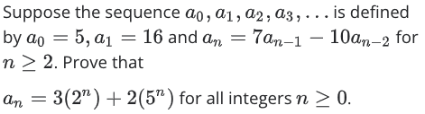 Solved Suppose the sequence ao, a1, a2, a3,... is defined by | Chegg.com