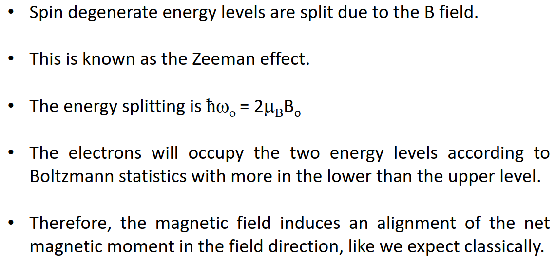 Solved Zeeman Effect • The energy diagram for an electron in | Chegg.com