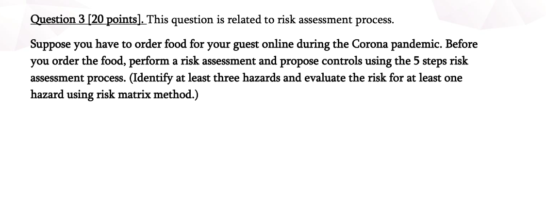 Solved Question 3 [20 points). This question is related to | Chegg.com