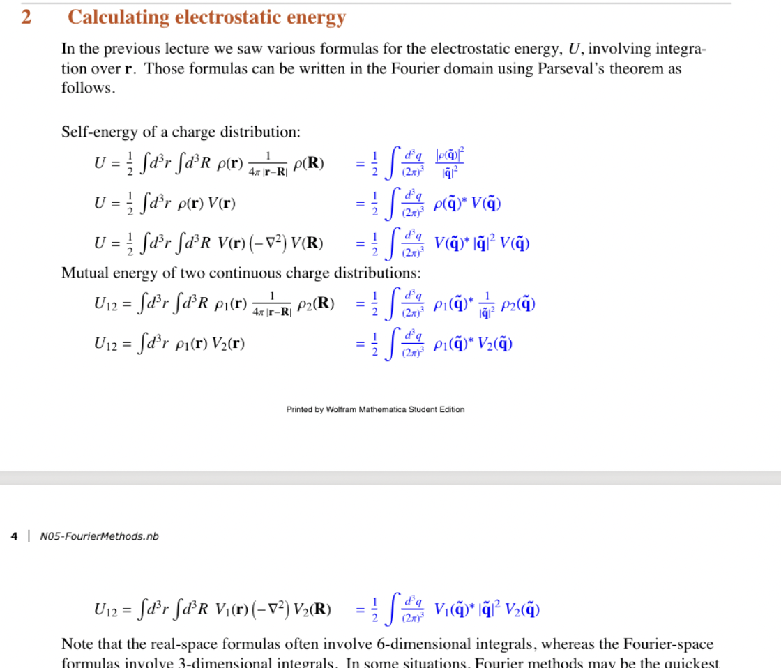 H5.2: Coulomb energy between two Gaussian charge | Chegg.com