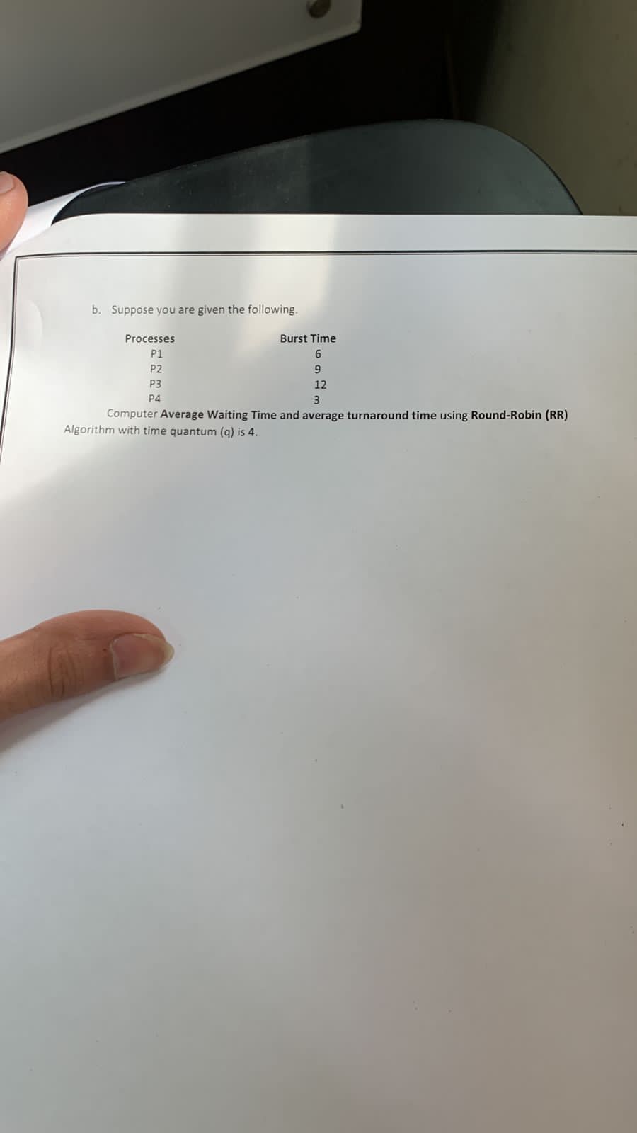 Solved b. Suppose you are given the following. Computer | Chegg.com