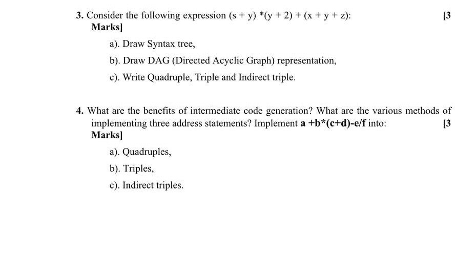Solved Consider the following expression | Chegg.com