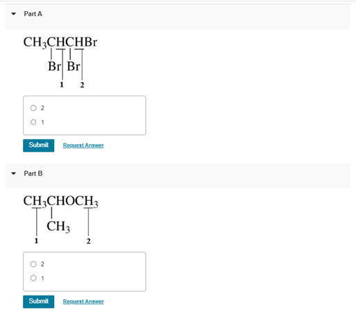 Part A 2 1 Submit Request Answer Part B 2 1 Submit | Chegg.com