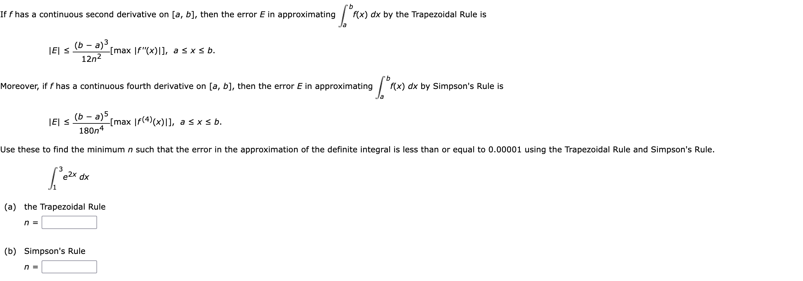 Solved If f has a continuous second derivative on [a,b], | Chegg.com