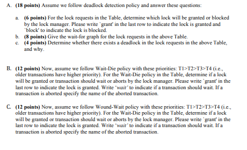 Solved I need help on this questions regarding database | Chegg.com
