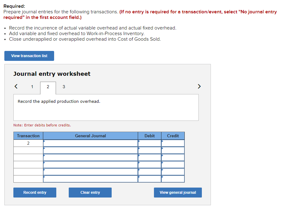 Solved Exercise 11-33 Journal Entries for Overhead (Appendix | Chegg.com