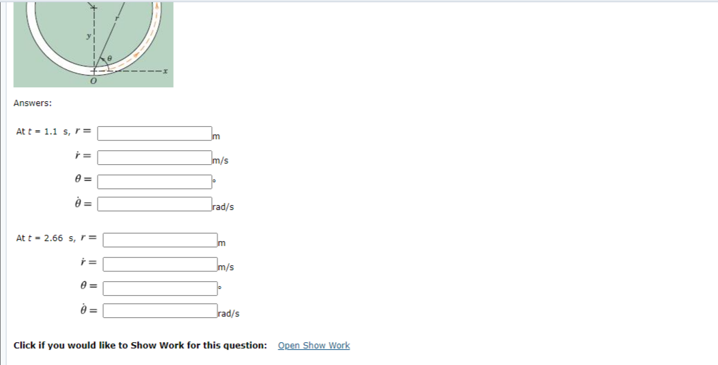Solved Chapter 2, Practice Problem 2/072 The particle P | Chegg.com