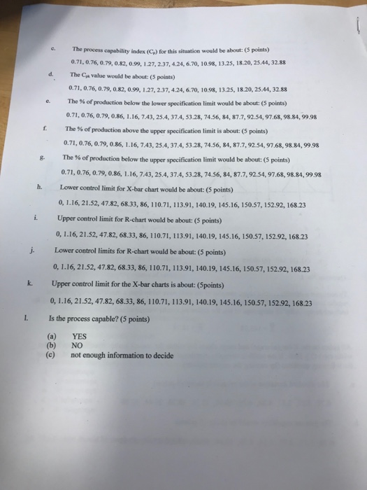 Solved Name: For the following multiple choice questions, | Chegg.com