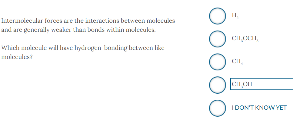Solved Intermolecular forces are the interactions between | Chegg.com