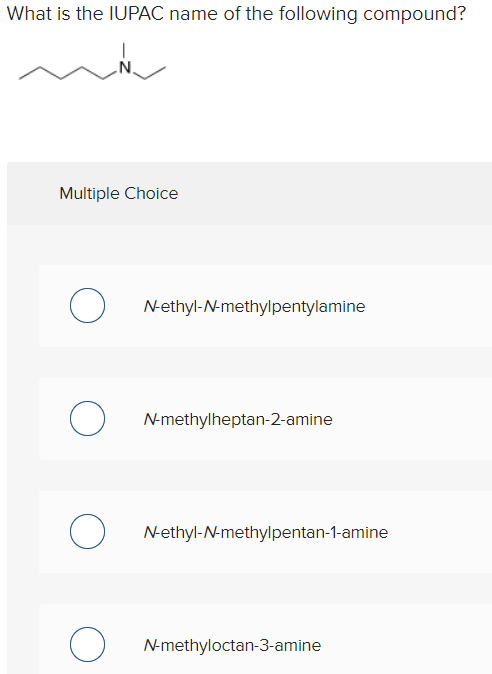 Solved What is the IUPAC name of the following | Chegg.com