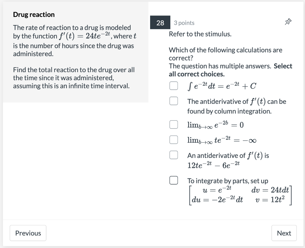 Solved 12 6 points Consider the functions given below. | Chegg.com
