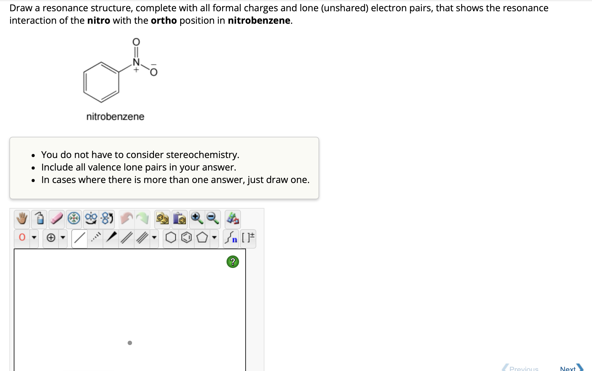 Solved Draw a resonance structure, complete with all formal | Chegg.com