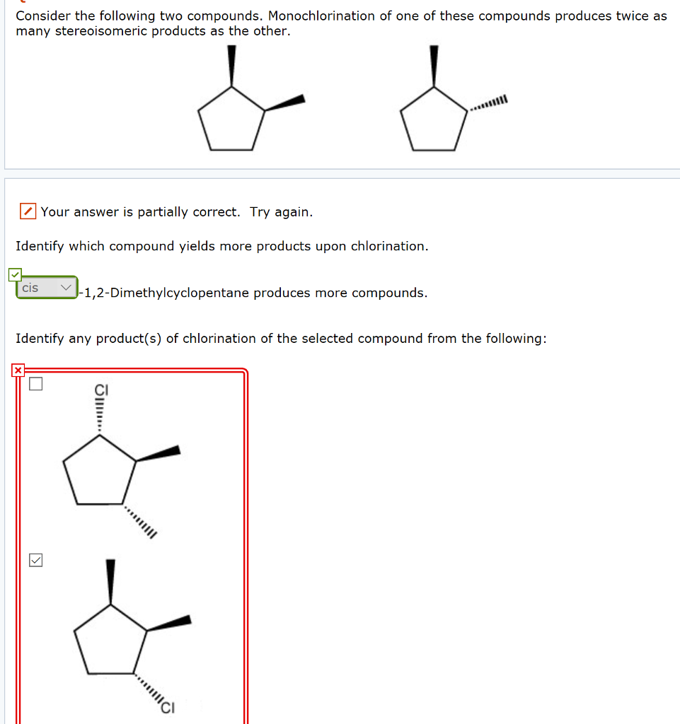 Solved Consider the following two compounds. | Chegg.com