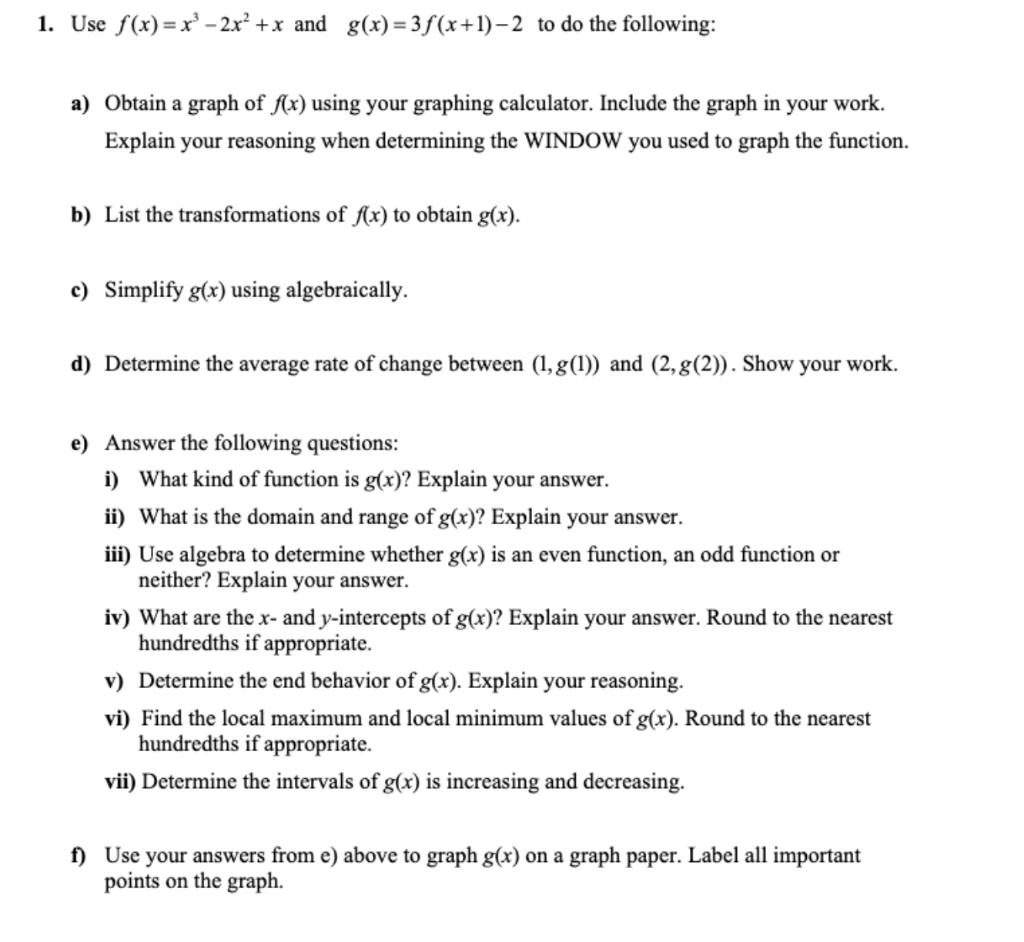 Solved can someone please do part e and f for me, its all i | Chegg.com