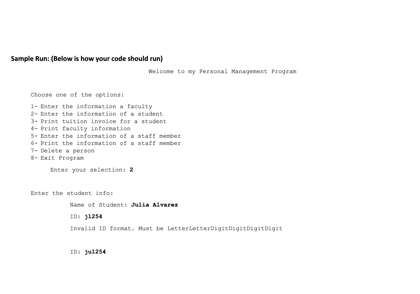 Solved PLEASE DON'T COPY AND PASTE THE OTHER CODE AS IT HAD | Chegg.com