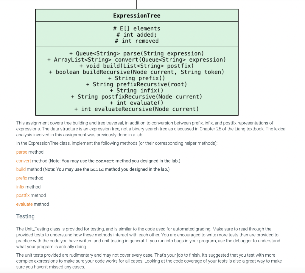 Solved Objectives . Learn how to parse an infix expression | Chegg.com