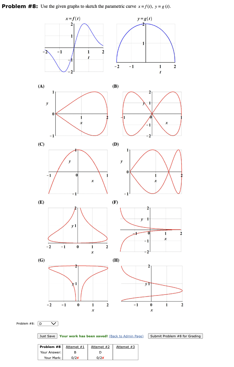 Problem #8: Use the given graphs to ﻿sketch the | Chegg.com