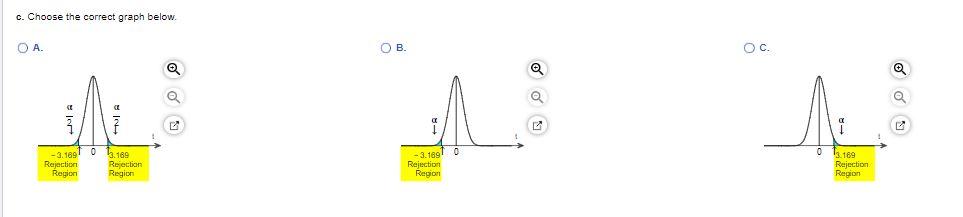Solved For each of the following rejection regions, sketch | Chegg.com
