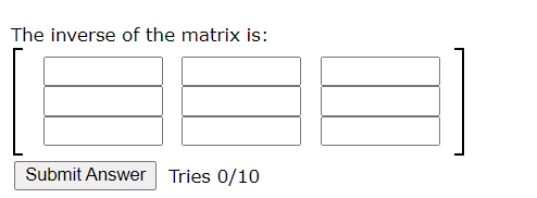 Solved Find the inverse using an augmented matrix. 5 2 -2 1 | Chegg.com