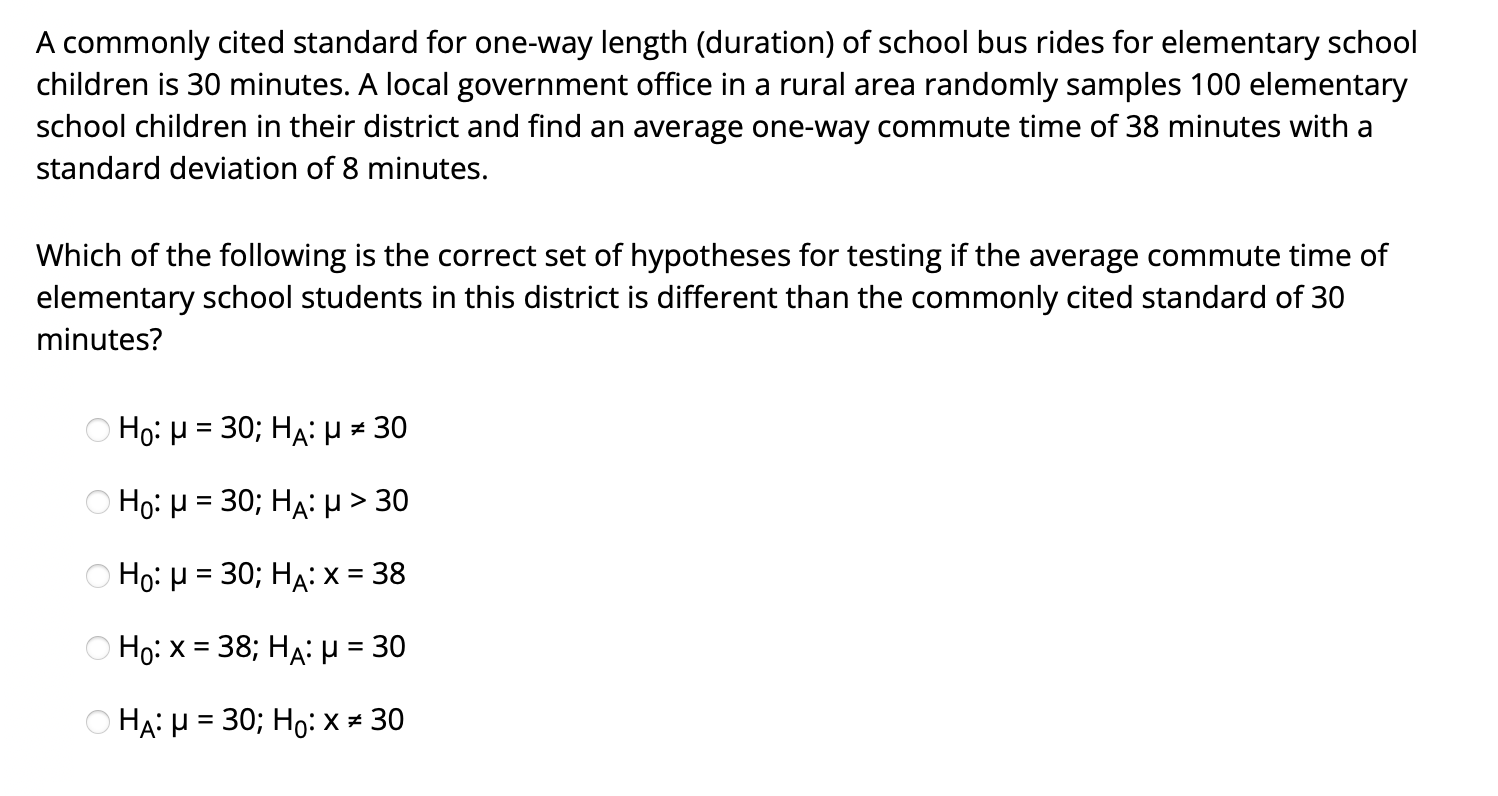 Solved A commonly cited standard for one-way length | Chegg.com