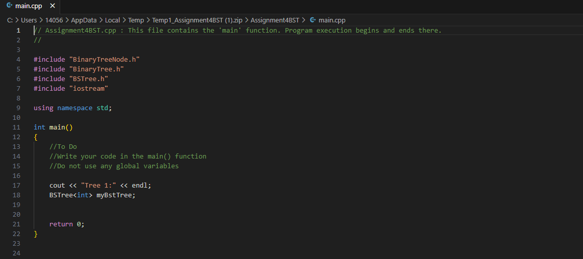 Solved Please help me with this:In C++: | Chegg.com