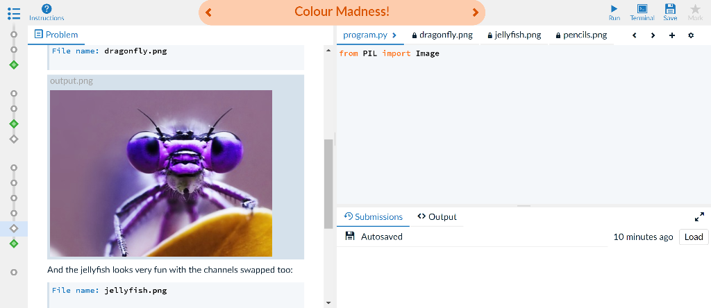 Solved Introduction to Image Manipulation. Error with Grok | Chegg.com