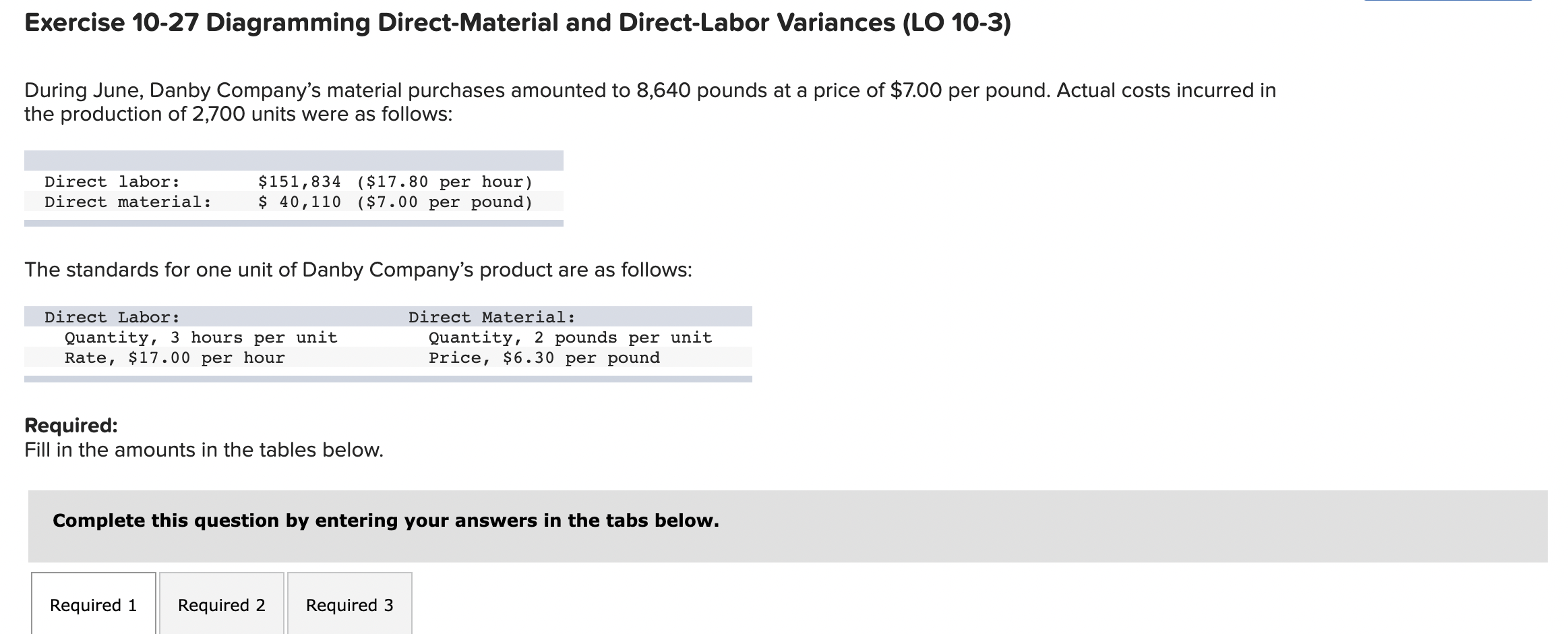Solved Exercise 10-27 Diagramming Direct-Material and | Chegg.com