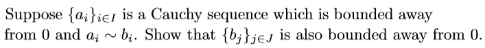 Solved Suppose {ai}iel is a Cauchy sequence which is bounded | Chegg.com