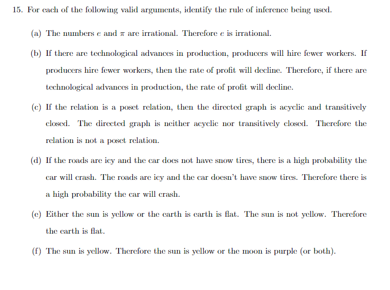 Solved 12. Without using truth tables, prove that ~(pq) =P | Chegg.com