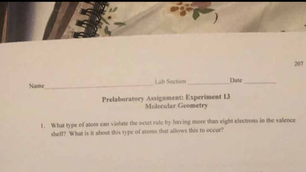 Solved 207 Lab Section Date Name Prelaboratory Assigament: | Chegg.com Solved 207 Lab Section Date Name Prelaboratory Assigament: | Chegg.com