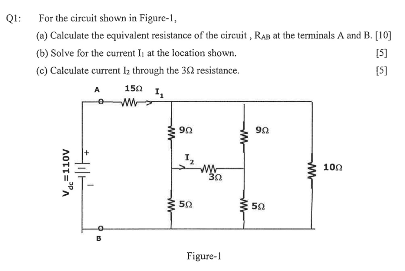 Solved For the circuit shown in Figure-1 (a) Calculate the | Chegg.com