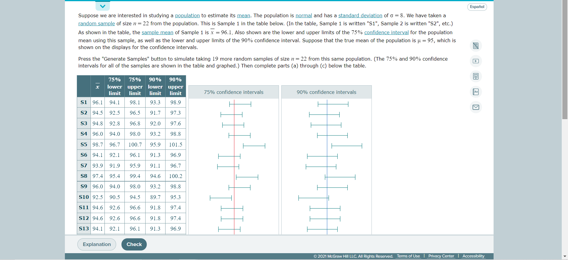 Español Suppose we are interested in studying a | Chegg.com