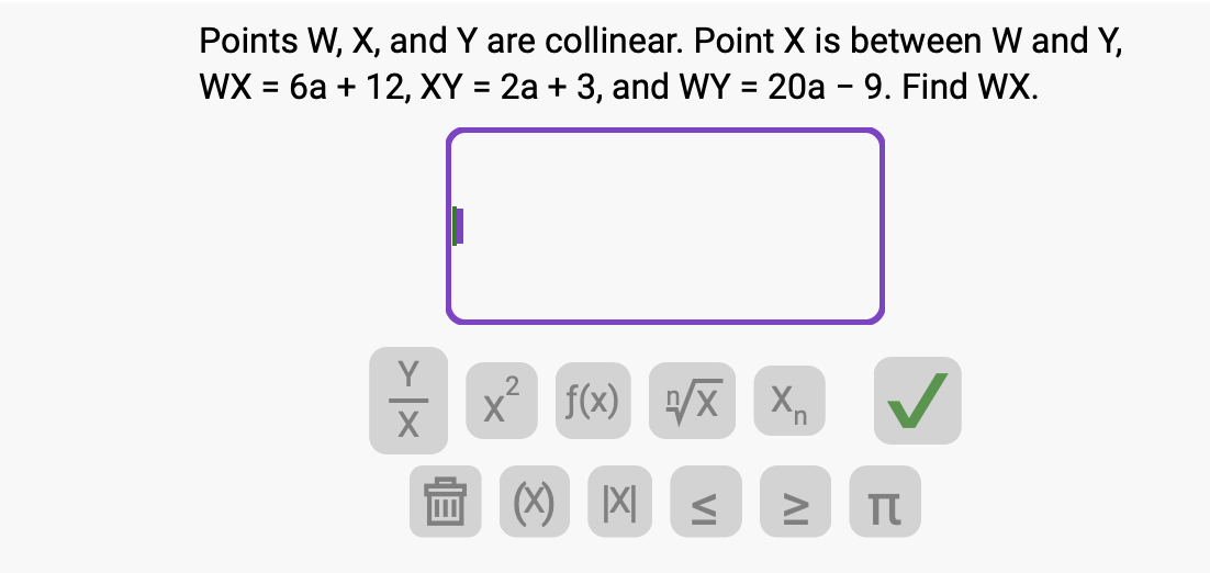 Solved Points W,X, and Y are collinear. Point X is between W | Chegg.com
